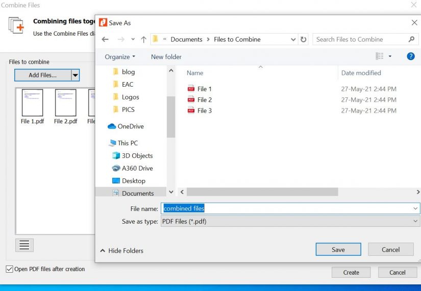How to: easily combine PDF files in Windows 10 - Bobland : Techniques