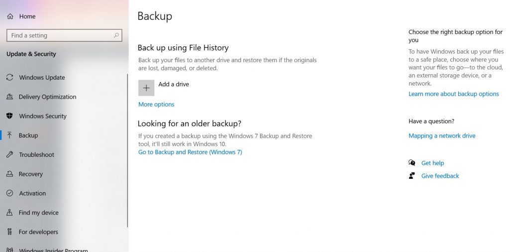 How to : Set up Automatic Backups on Windows 10 - Bobland : Techniques